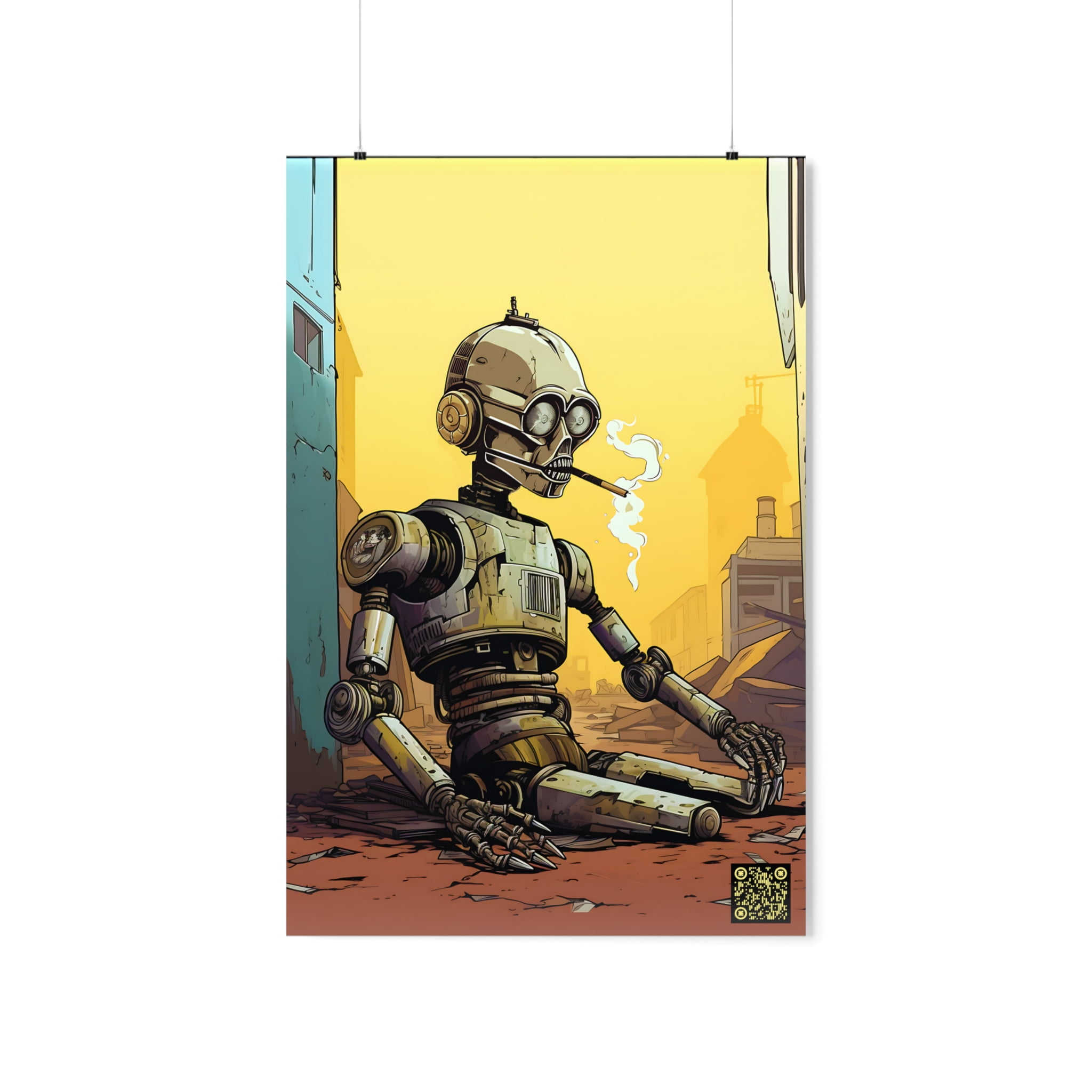 Crackbot Poster – Neon City Series