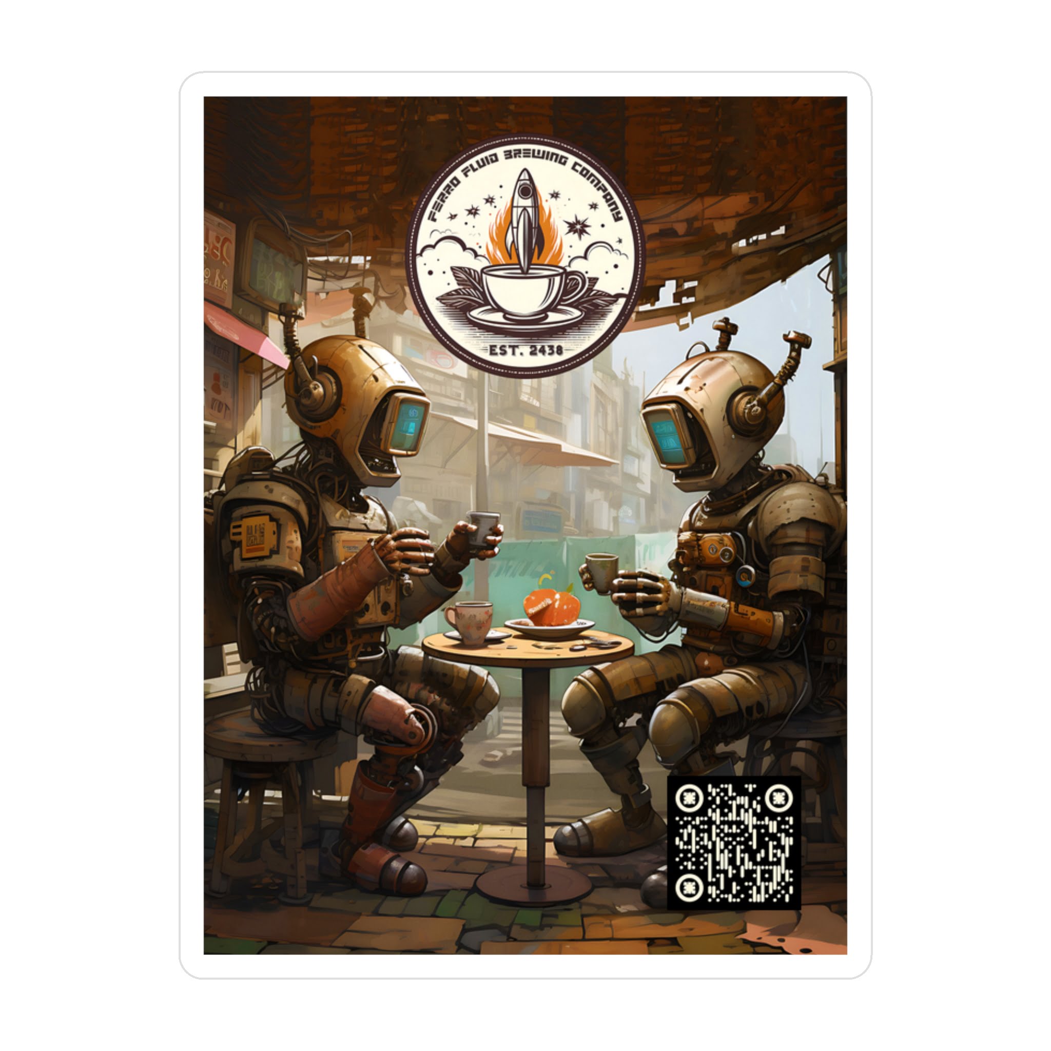 Ferro Fluid Sticker – Neon City Series